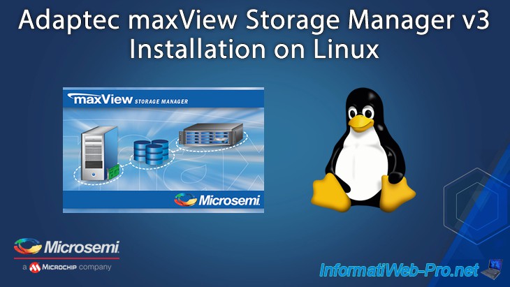 Install the Adaptec maxView Storage Manager v3 web interface on Linux (Debian 10.9.0 x64) - RAID ...