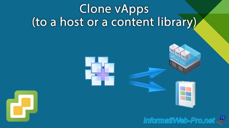 Clone Vapps To A Host Or A Content Library On Vmware Vsphere 67 Vmware Tutorials