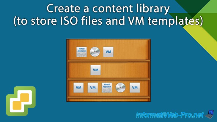 Create A Content Library To Store Iso Files And Vm Templates On Vmware Vsphere 67 Vmware