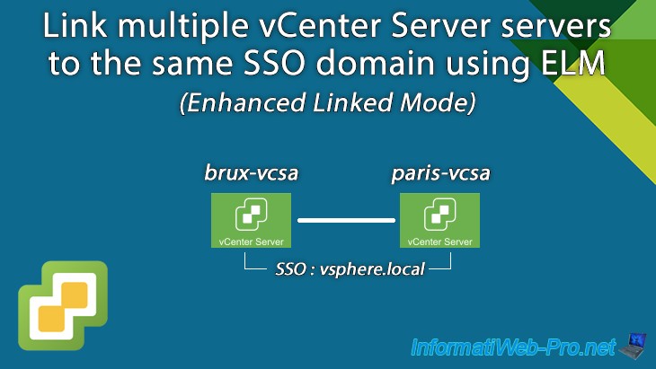 Link Multiple Vcenter Servers To The Same Sso Domain Using Elm On Vmware Vsphere 67 Vmware
