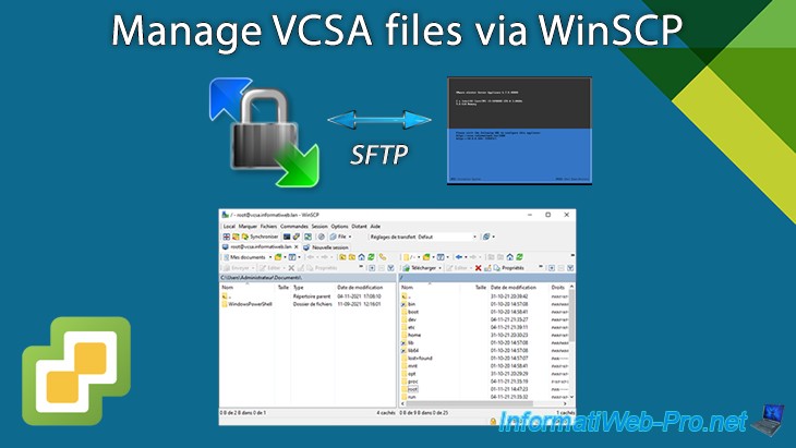 Manage VCSA (vCenter Server Appliance) files via WinSCP on VMware vSphere 6.7 - VMware ...