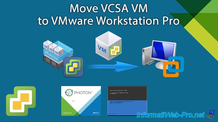 Move Migrate The Vcsa Vm To Vmware Workstation Pro In The Case Of A Lab Vmware Tutorials