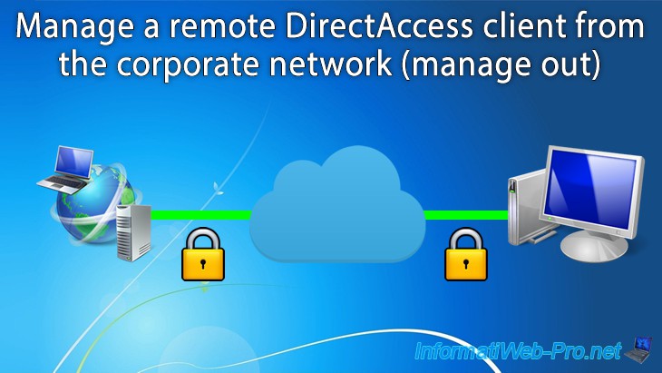 Manage A Remote Directaccess Client From The Corporate Network Manage Out On Windows Server